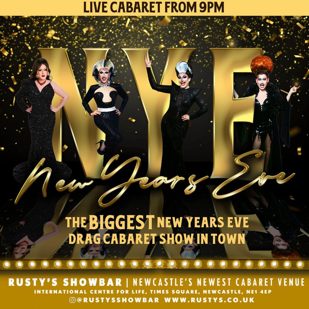 New Years Eve 2024 at Rustys Showbar, Rusty's Showbar, Newcastle Upon ...
