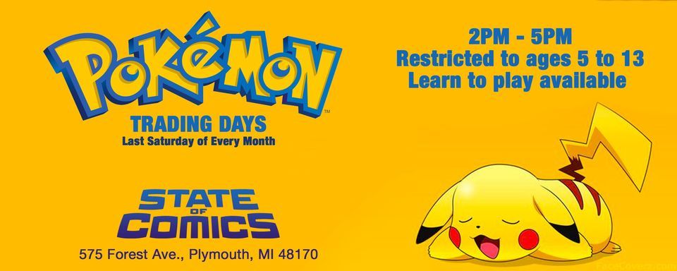 Pokemon Trading Days, State of Comics, Plymouth, 25 March 2023 ...