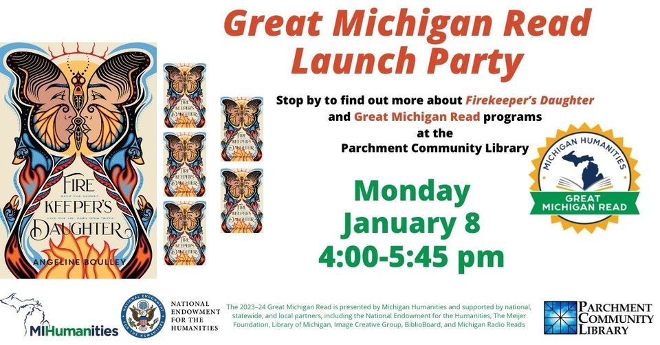 Great Michigan Read Launch Party!, Parchment Community Library ...