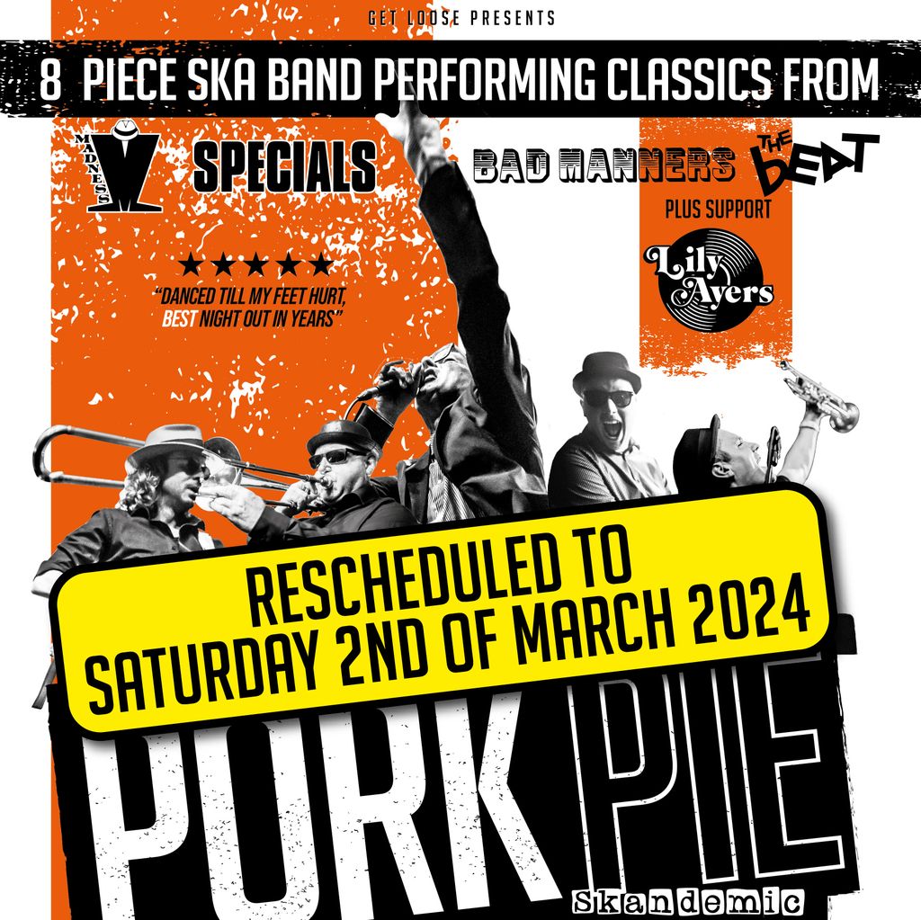 PorkPie Live plus Pretty Green (The Jam), O2 Academy 2 Sheffield, March ...