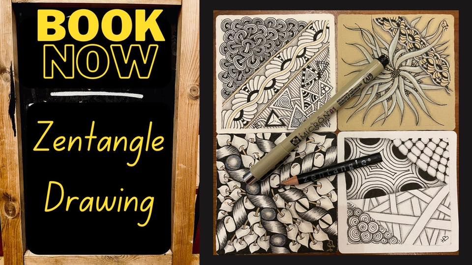 Introduction to Zentangle - Workshop with HayleyB, The Wool Croft (Abergavenny), January 6 2024 ...