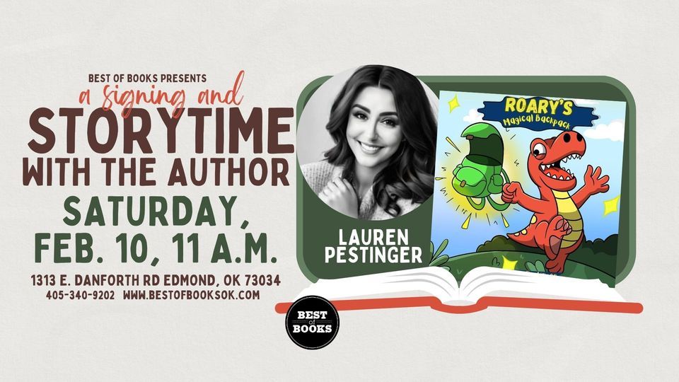 Storytime with the Author: Lauren Pestinger, Best of Books, Edmond ...