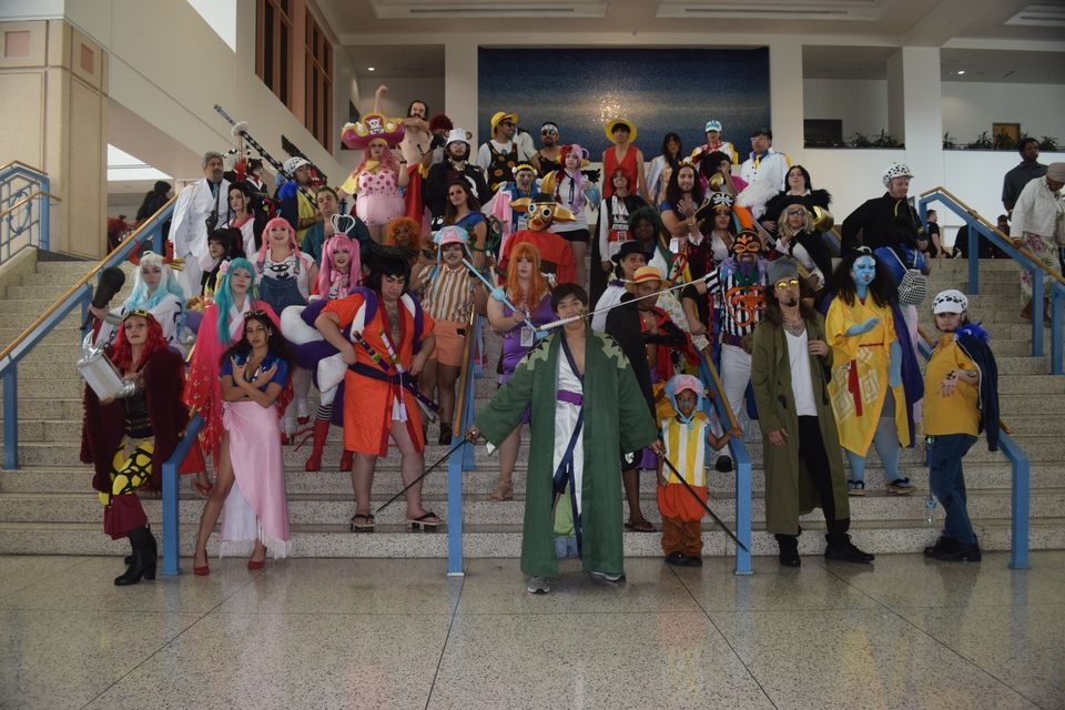 One Piece group Photoshoot @ megacon 2024, Megacon Orlando, 3 February ...