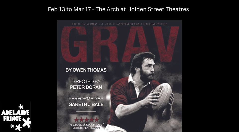Grav - at the Adelaide Fringe, Holden Street Theatres, Adelaide, 13 February 2024 | AllEvents.in