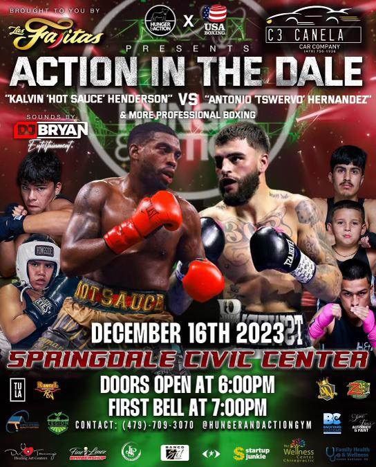 ACTION IN THE DALE IIII, Springdale Civic Center, 16 December 2023 ...