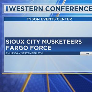 Fargo Force at Sioux City Musketeers at Tyson Events Center, Tyson ...