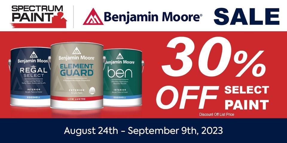 Labor Day Paint Sale - 30% OFF, Spectrum Paint Company (Manhattan, KS ...