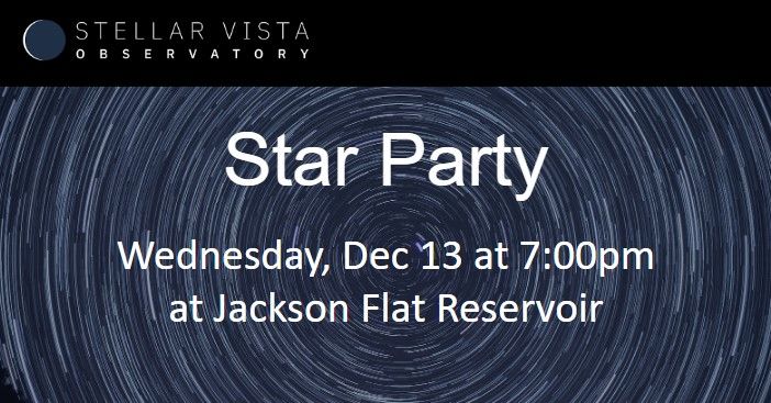 Star Party w/ Stellar Vista Observatory, Jackson Flat Reservoir, Kanab ...