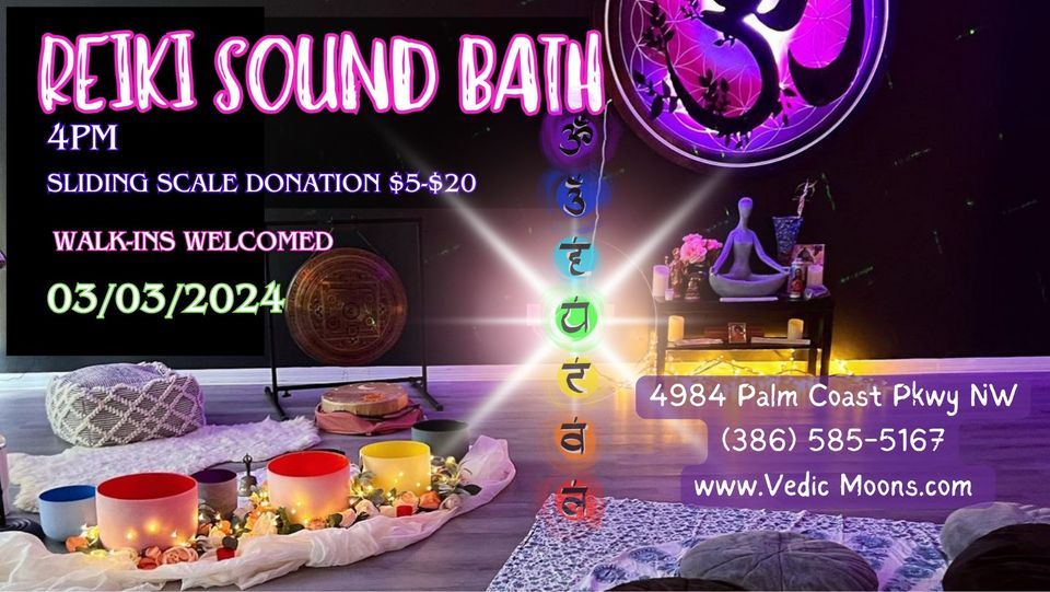 Reiki Sound Bath at Vedic Moons, Vedic Moons - Ayurvedic Wellness ...