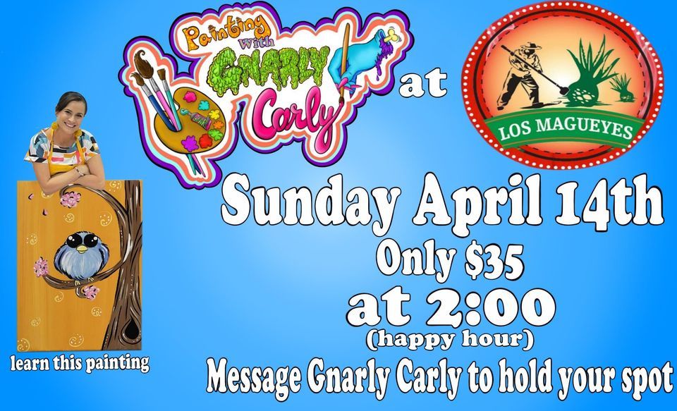 Painting with Gnarly Carly, Los Magueyes Beverly Hills, 14 April 2024 ...