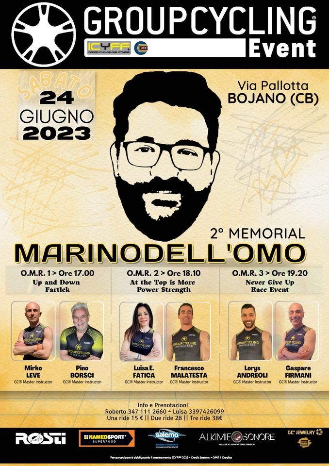 GROUP CYCLING EVENT - MEMORIAL MARINO DELLOMO, Via Pallotta, 15, 86021 ...