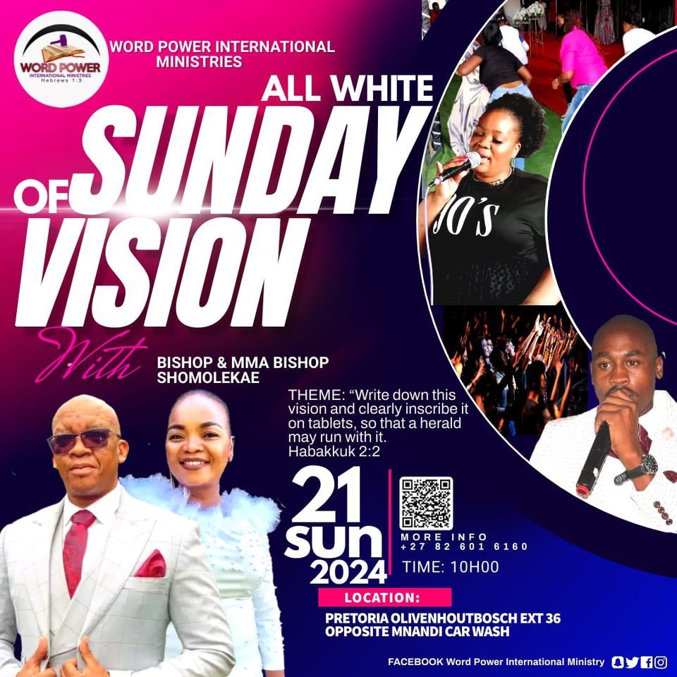 All White Sunday of Vision, Olievenhoutbosch Absa, Centurion, 21 ...