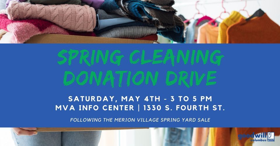 Spring Cleaning Donation Drive, 1330 S 4th St, Columbus, OH 43206-3650 ...