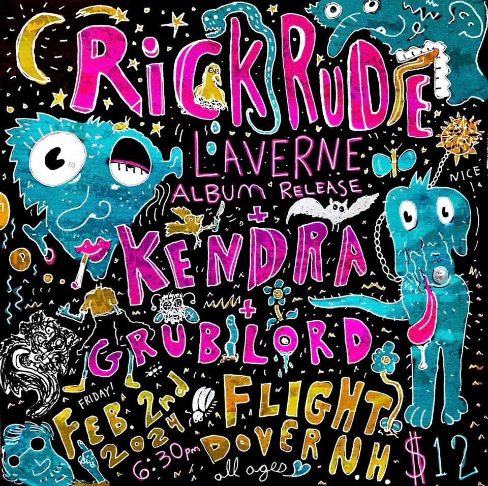 Rick Rude ~ “Laverne” album release w/ Kendra and Grub Lord, Flight ...