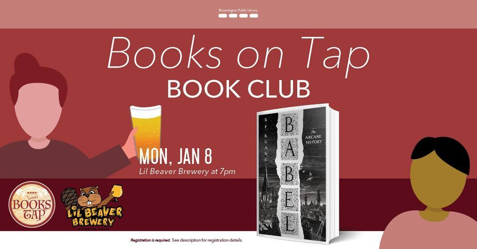 Books on Tap Book Club, Lil Beaver Brewery, Bloomington, 8 January 2024 ...
