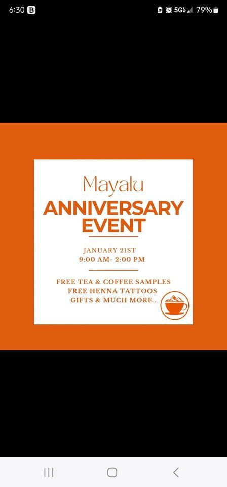 First Anniversary , Mayalu Coffee, Des Moines, January 21 2024 ...