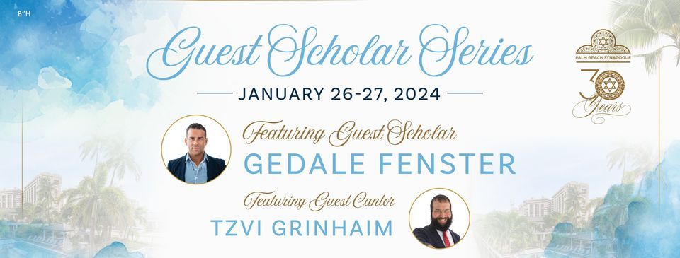 Community Friday Night Dinner with Guest Scholar Gedale Fenster, Palm ...