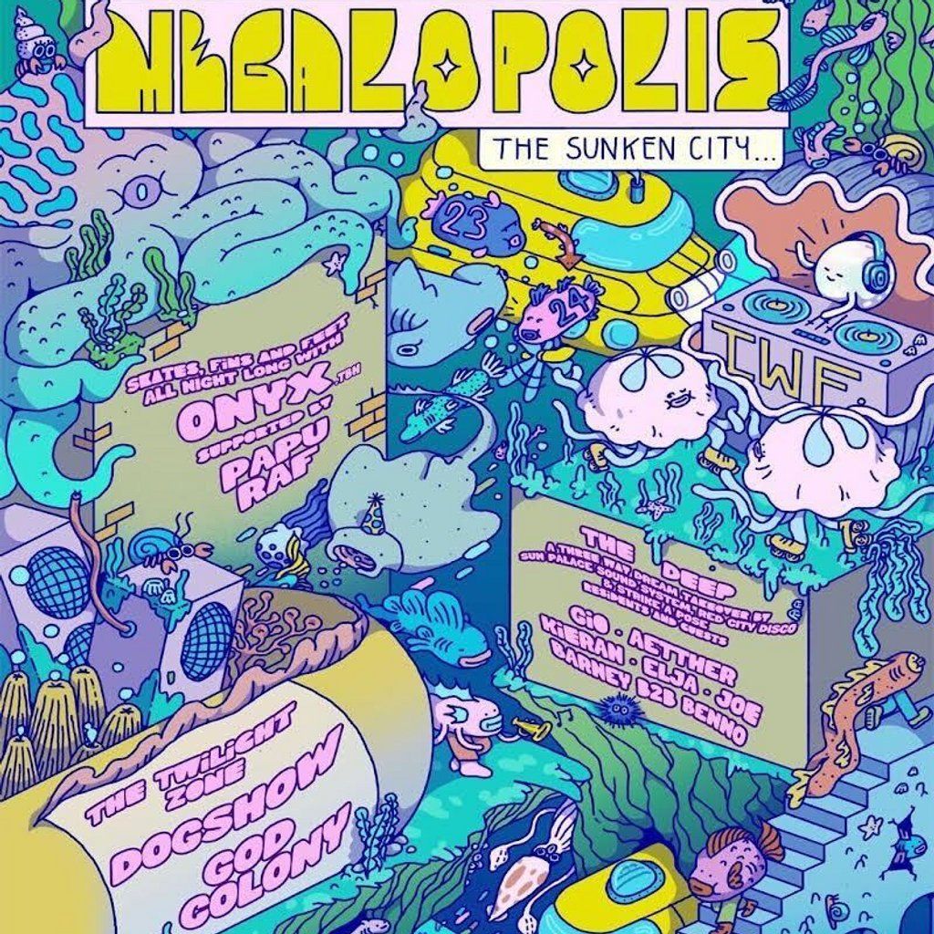 Megalopolis: The Sunken City (NYE), Invisible Wind Factory, Liverpool ...