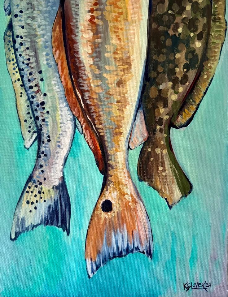 Fish Tails Paint Party, Nueces Brewing and Barbecuing, Corpus Christi ...