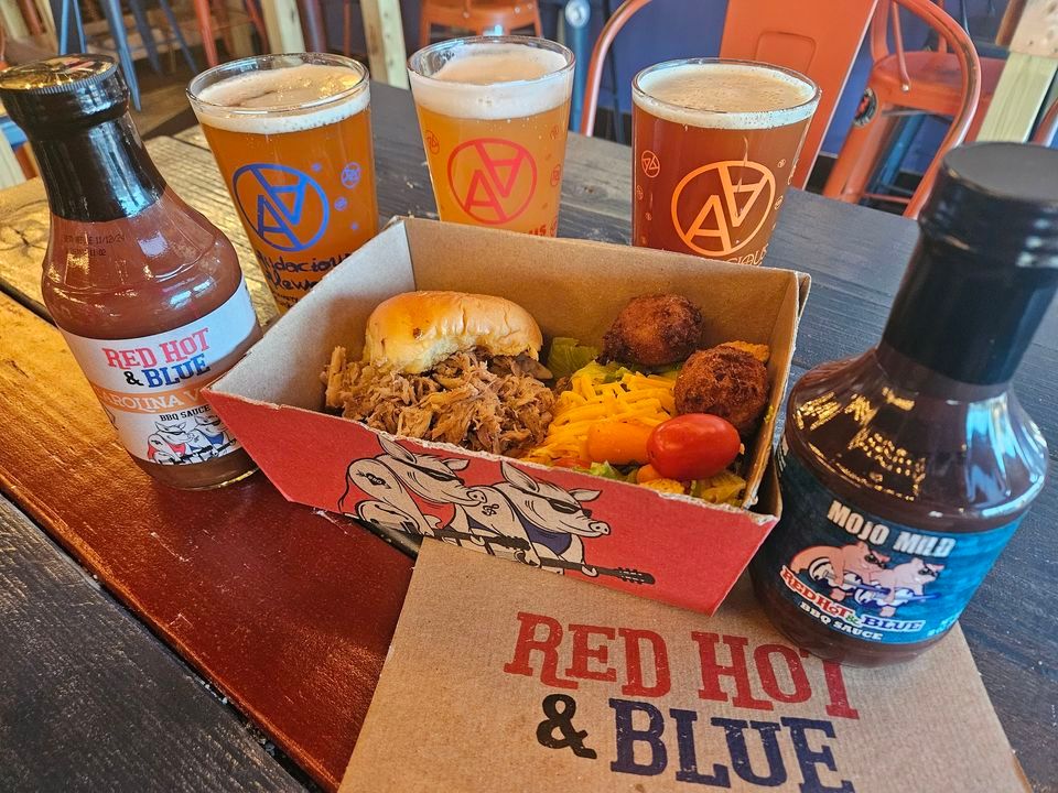 Red Hot & Blue BBQ in the Taproom!, Audacious Aleworks Brewery ...