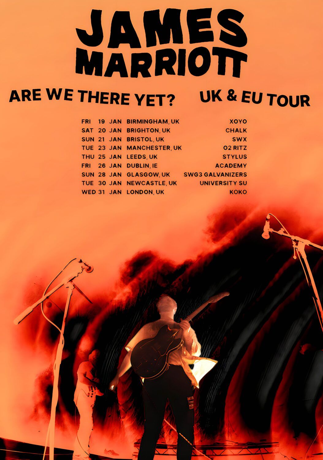 James Marriott Birmingham Tickets, O2 Academy Birmingham, 12 November ...