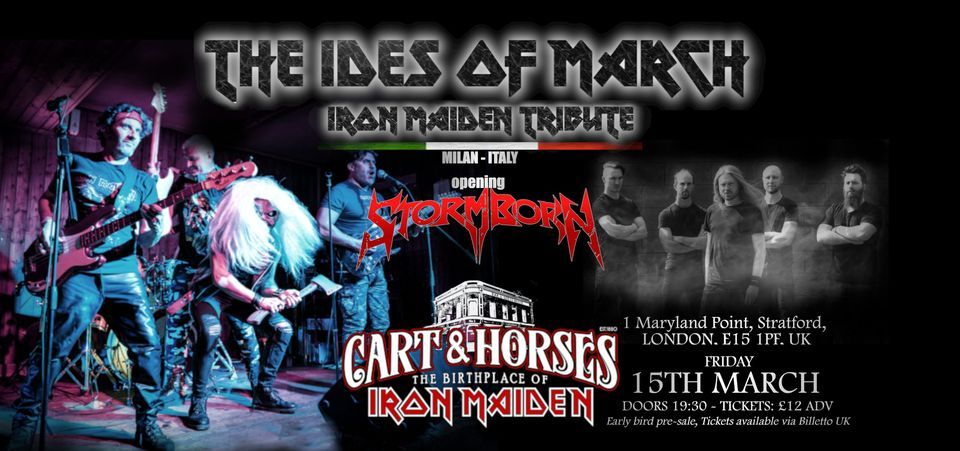 The Ides of March - Italian Iron Maiden Tribute + Stormborn at Cart ...