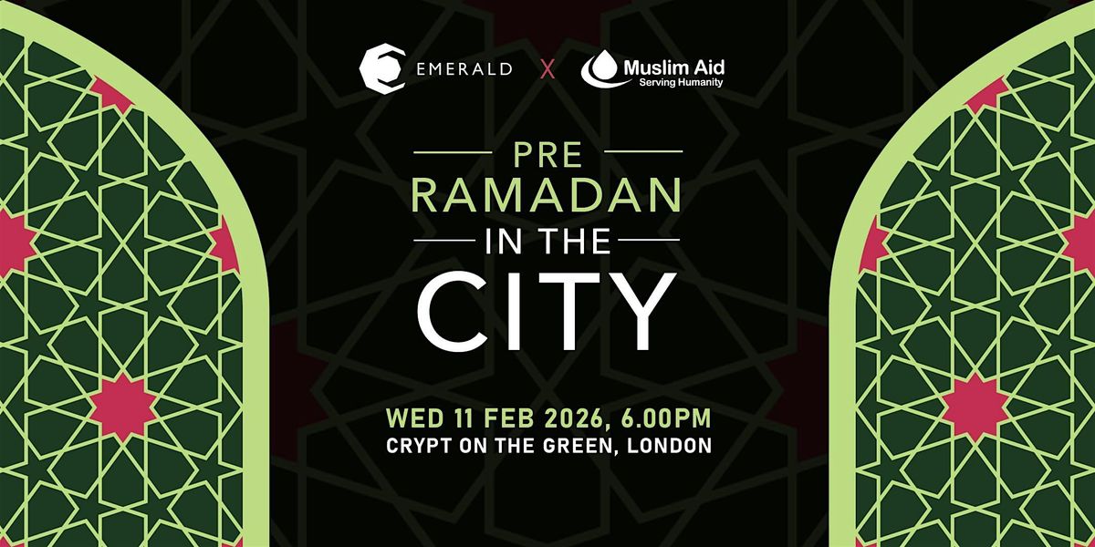 Pre Ramdan in the City, Crypt on the Green, London, 11 February 2026 ...