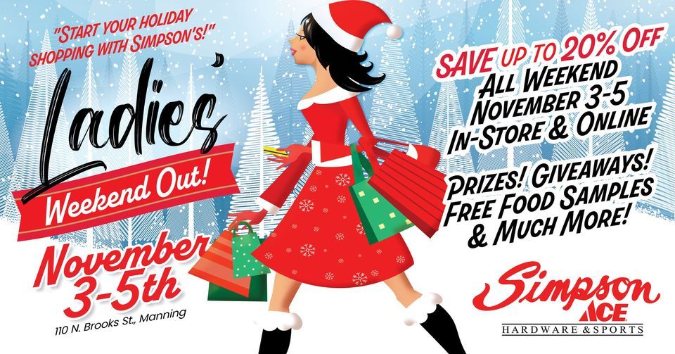 Simpson Hardware and Sports Ladies Weekend Out, Simpson Hardware and ...