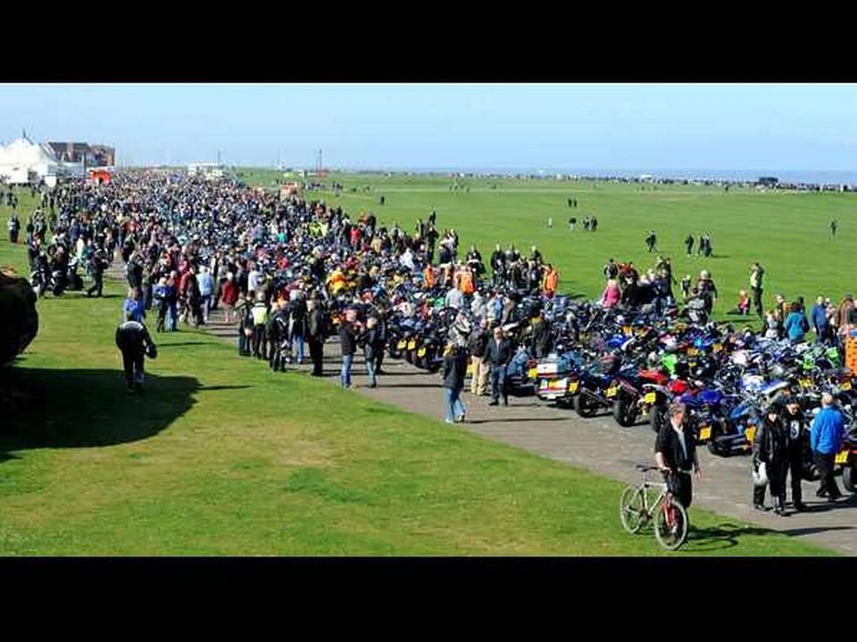 Wirral Egg Run Tribute Ride Out 2024, The Dips, New Brighton, Wallasey ...