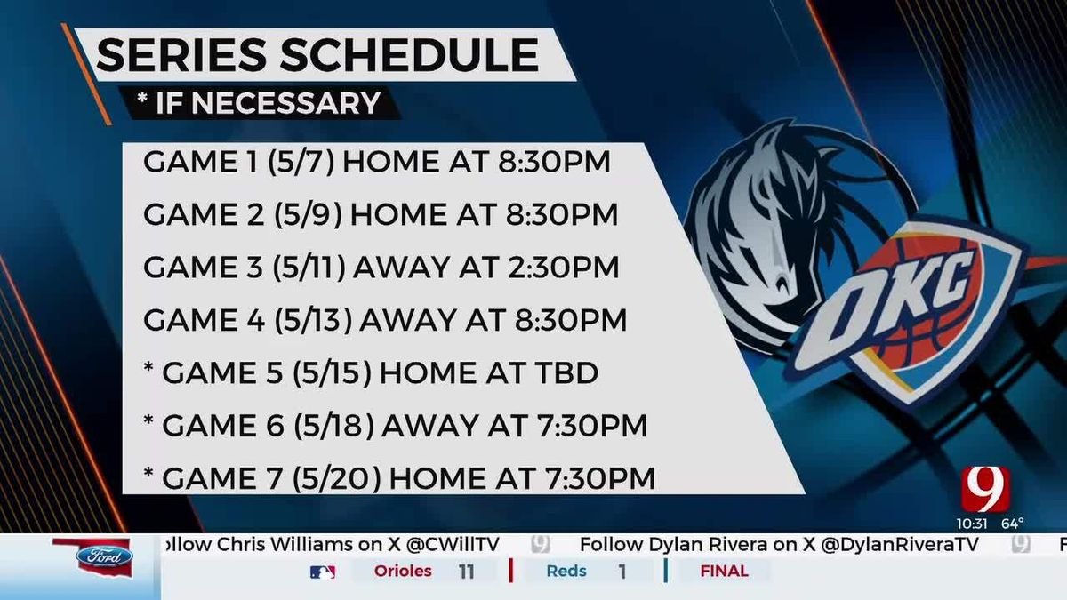 Western Conference Finals: TBD at Oklahoma City Thunder (Home Game 4 ...