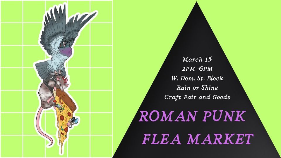 Roman Punk Flea Market, Keaton & Lloyd Bookshop, Rome, 15 March 2024 ...