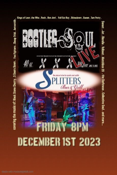 Bootleg Soul @ Splitters, Splitter's Bar & Grill, Loves Park, 1 ...