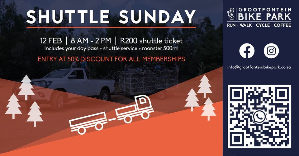 Shuttle Sunday, Grootfontein Bike Park, Pretoria, 12 February 2023 ...