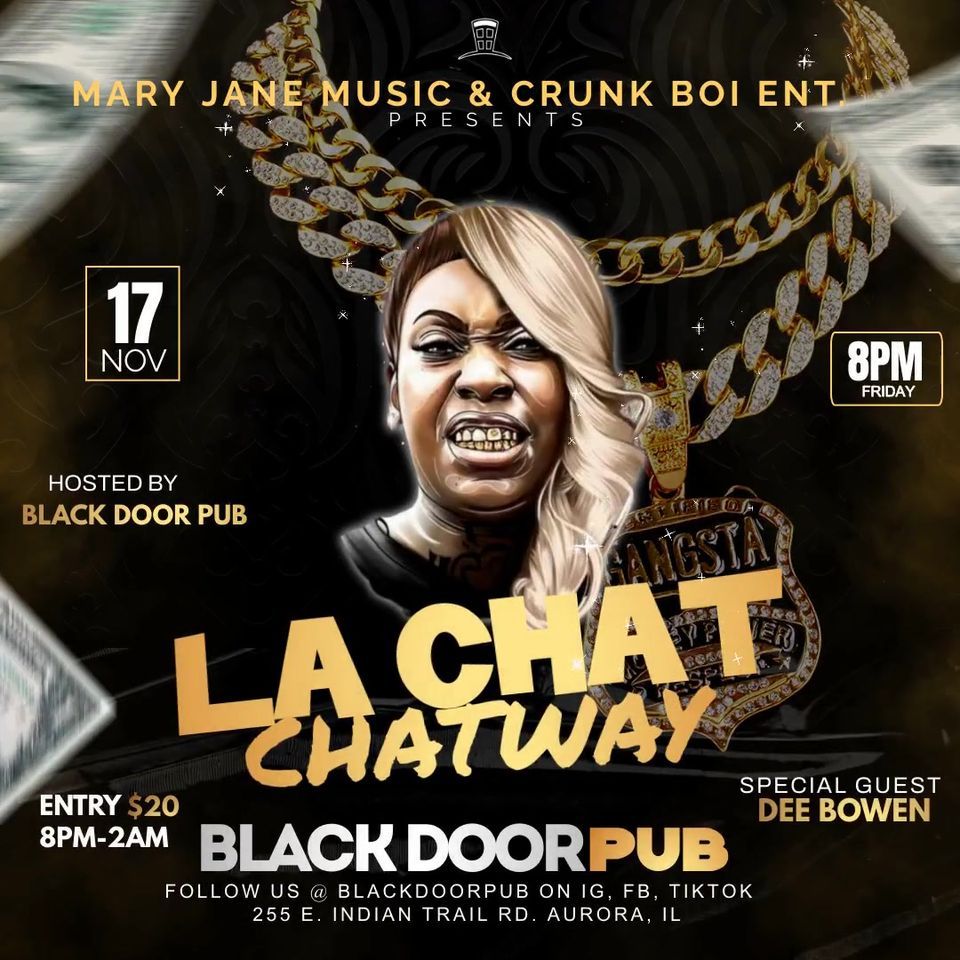 La Chat Chatway Performing LIVE at Black Door Pub, Black Door Pub ...