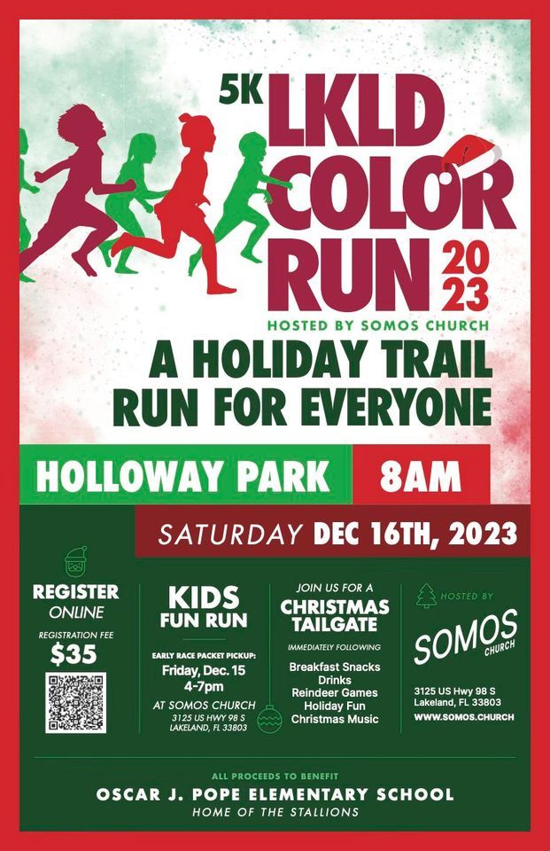 LKLD Color Run 2023, Holloway Park, Auburndale, December 16 2023 ...
