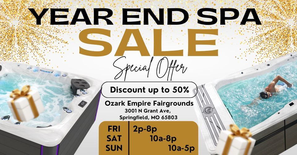Largest Hot Tub & Swim Spa Sale in Springfield, MO!, Ozark Empire Fair ...