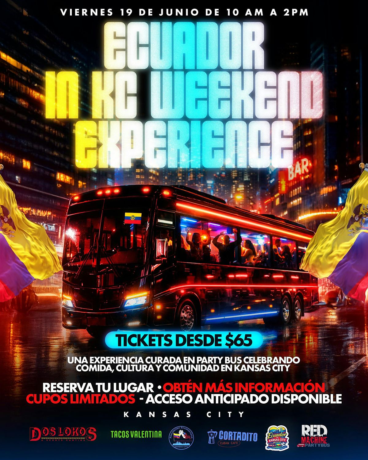 Ecuador in KC Weekend Experience, Dos Lokos, Kansas City, 19 June 2026 ...