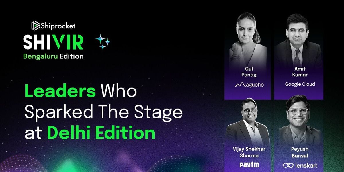 Shiprocket SHIVIR Bengaluru: AI Commerce Edition, The Ritz-Carlton ...