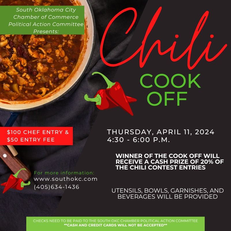 Chili Cook Off Fundraiser By South Oklahoma City Chamber Political