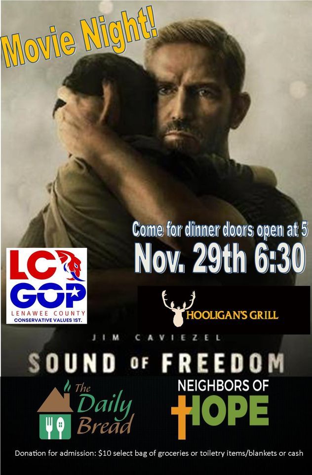 Movie Night - donations for Daily Bread and Neighbors of Hope, Hooligan ...