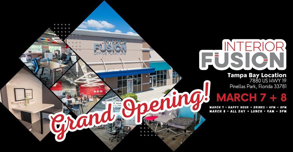 Interior Fusions 2-Day Grand Opening of the NEW Tampa Bay Location ...