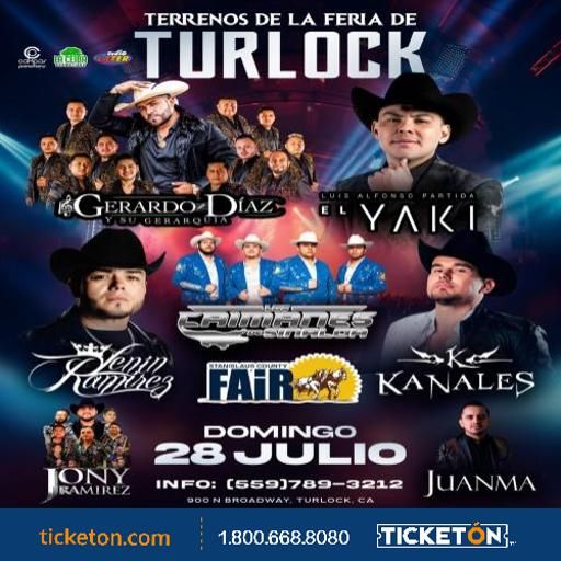 GERARDO DIAZ Y SU GERARQUIA, EL YAKI Y MAS, Stanislaus County Fair ...