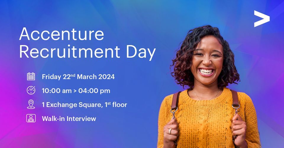 Accenture Recruitment Day, Ebène, Mauritius, Quatre Bornes, 22 March ...