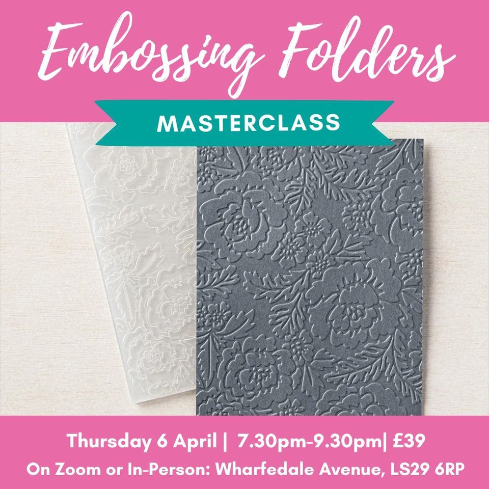 Embossing Folders Masterclass, Hello Crafter, 6 April 2023 | AllEvents.in