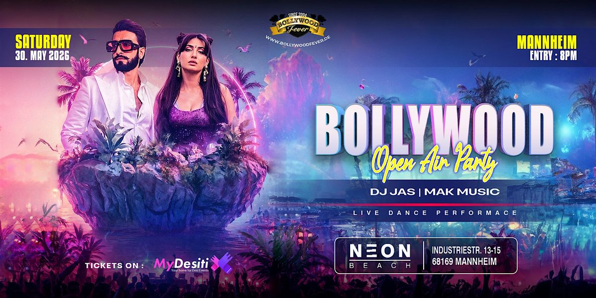 Bollywood Open Air Party @ Mannheim (Beach Club), Neon Beach Mannheim ...