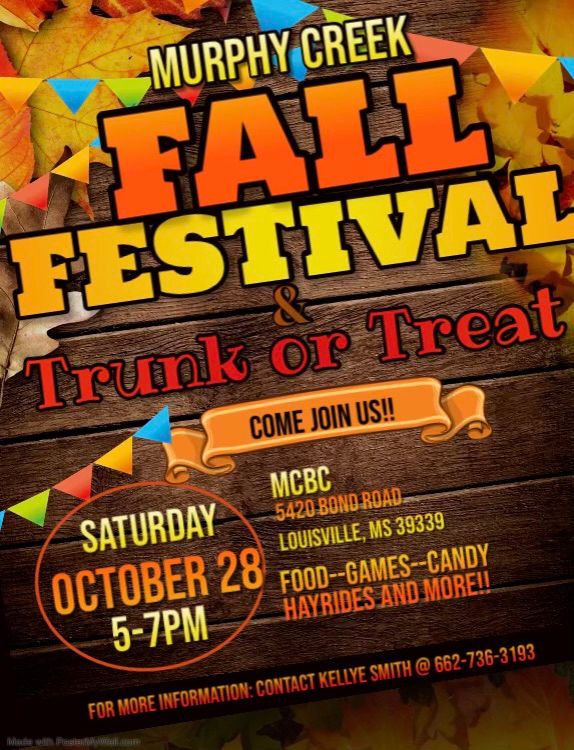 MCBC Fall Festival, Murphy Creek Baptist Church, Louisville, 28 October ...