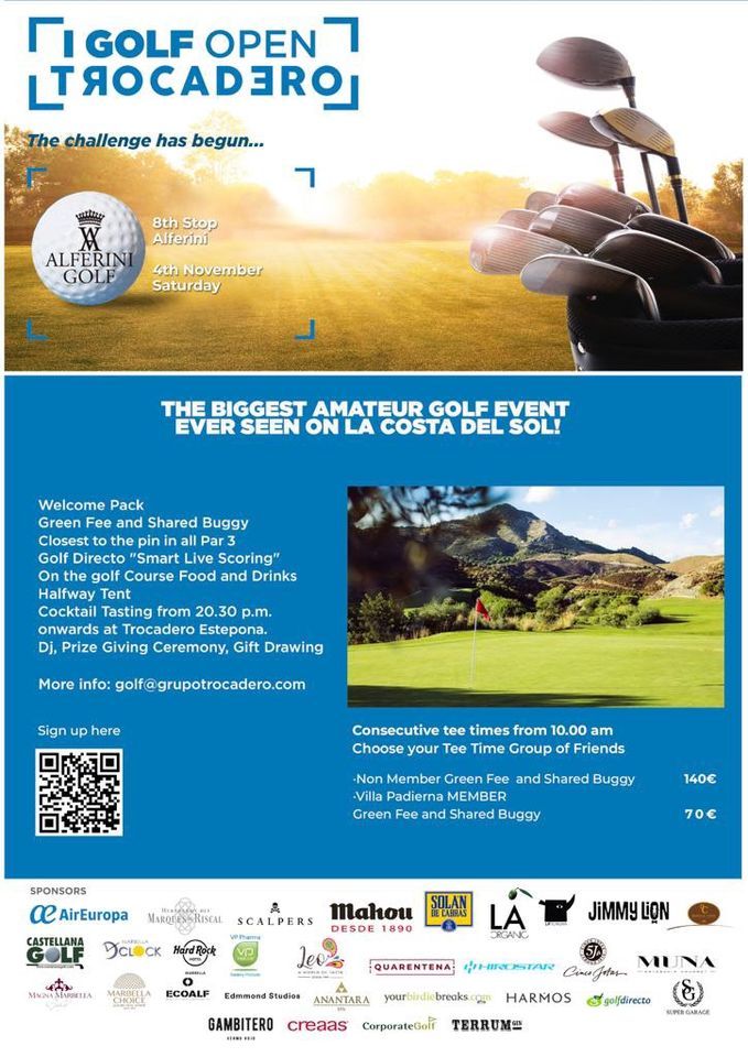 Circuito Trocadero Golf , Villa Padierna Golf Club, Ronda, 4 November ...