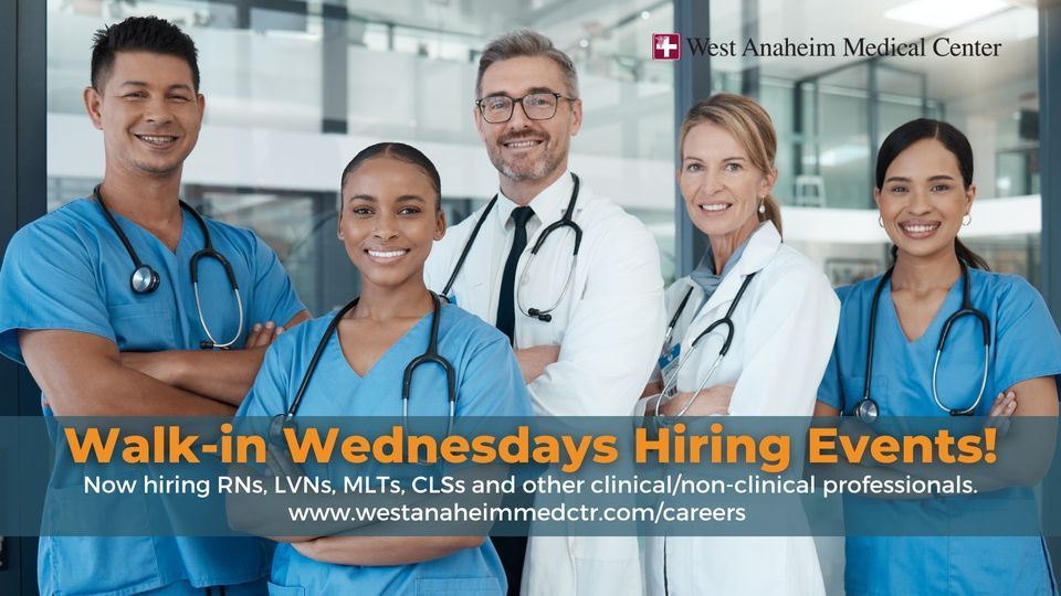 Walk-in Wednesday Hiring Event! Same-day interviews and offers!, West ...