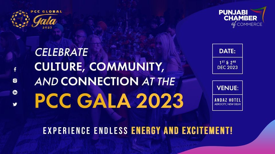 PCC Global Gala 2023, Andaz Hyatt, Aerocity Delhi, New Delhi, December ...