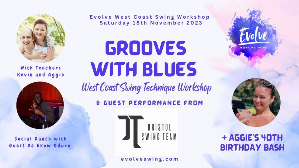 Evolve WCS Blues Workshop & Evening Social Dance with Guest DJ Ekow ...
